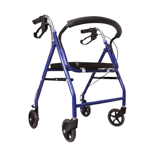 Andadera con Silla Rollator Azul - hermedpremier